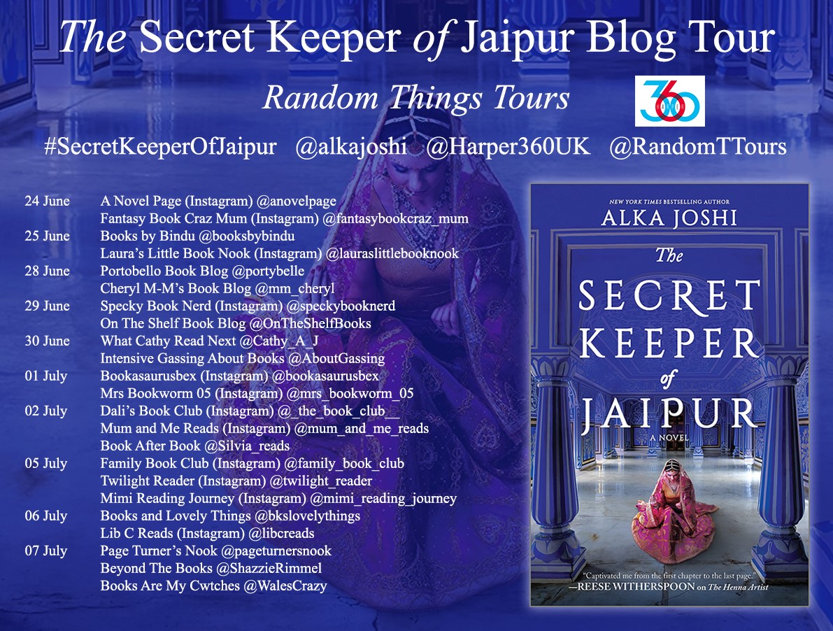 #BookReview The Secret Keeper of Jaipur (The Henna Artist 2) by Alka ...