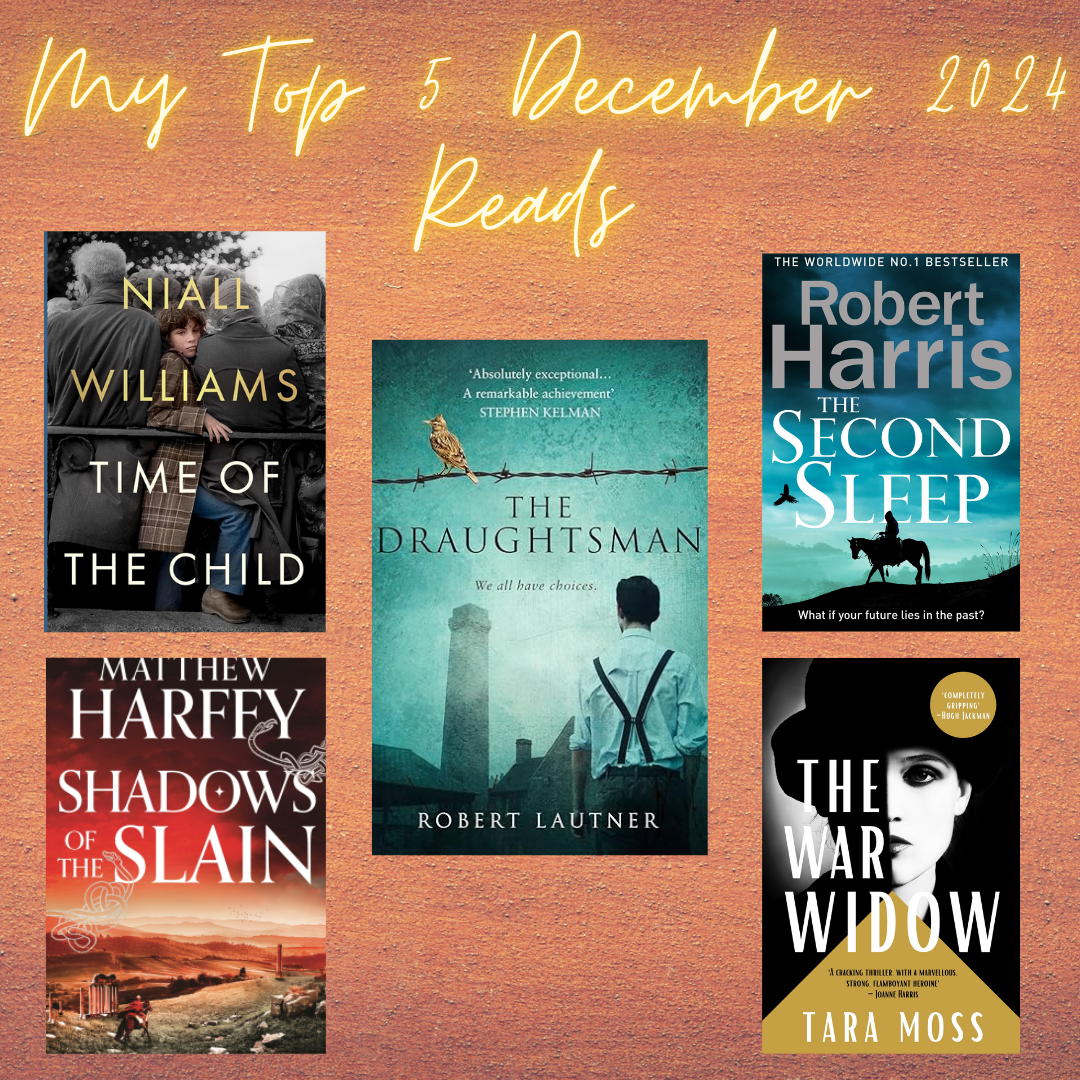 My Top Five December 2024 Reads – What Cathy Read Next…