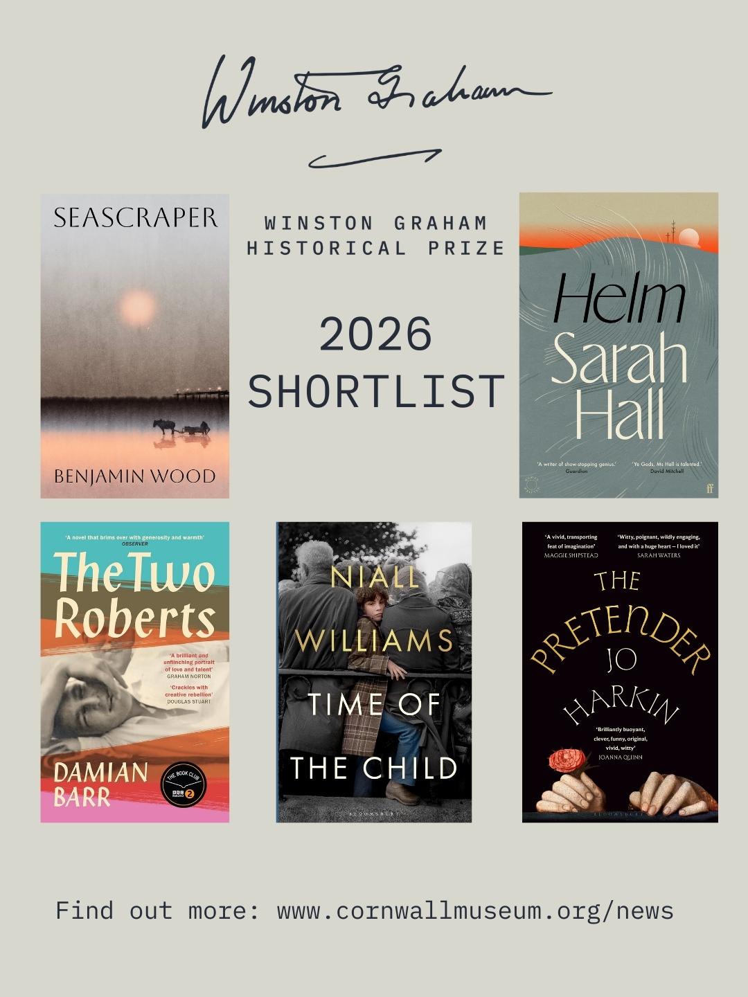 The Winston Graham Historical Prize 2026 Shortlist – What Cathy Read Next…